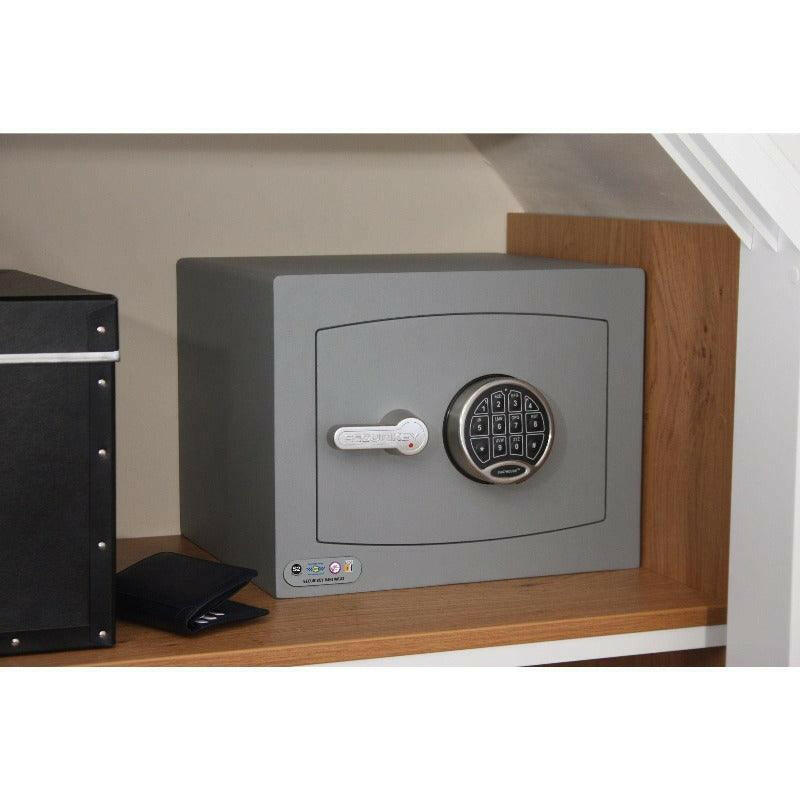 Securikey Mini Vault 1 Gold FR S2 Safes, 12 Litres Safe Place Solutions