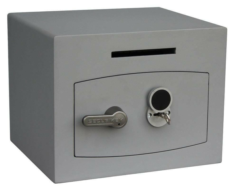 Securikey Mini Vault 1 Silver Safes with Deposit Slot – Safe Place ...