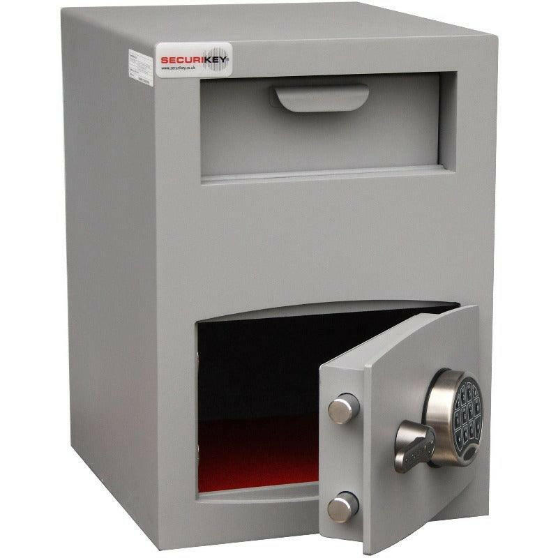 Securikey Mini Vault 2 Silver Deposit Safe, 34 Litres Safe Place Solutions