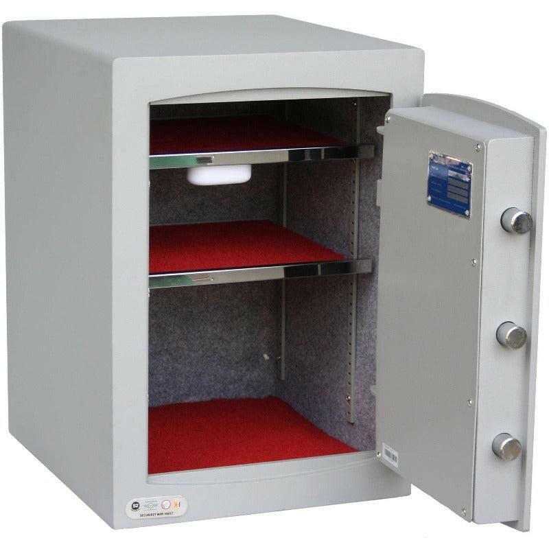 Securikey Mini Vault 2 Silver S2 Safe, 4K, 67 Litres – Safe Place Solutions
